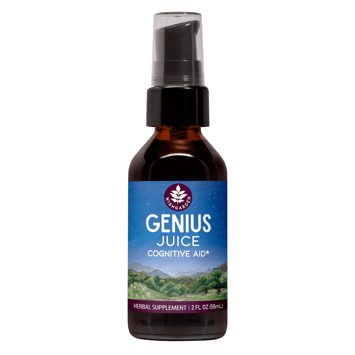 Genius Juice Cognitive Aid: Herbs for Clarity and Focus – WishGarden Herbs