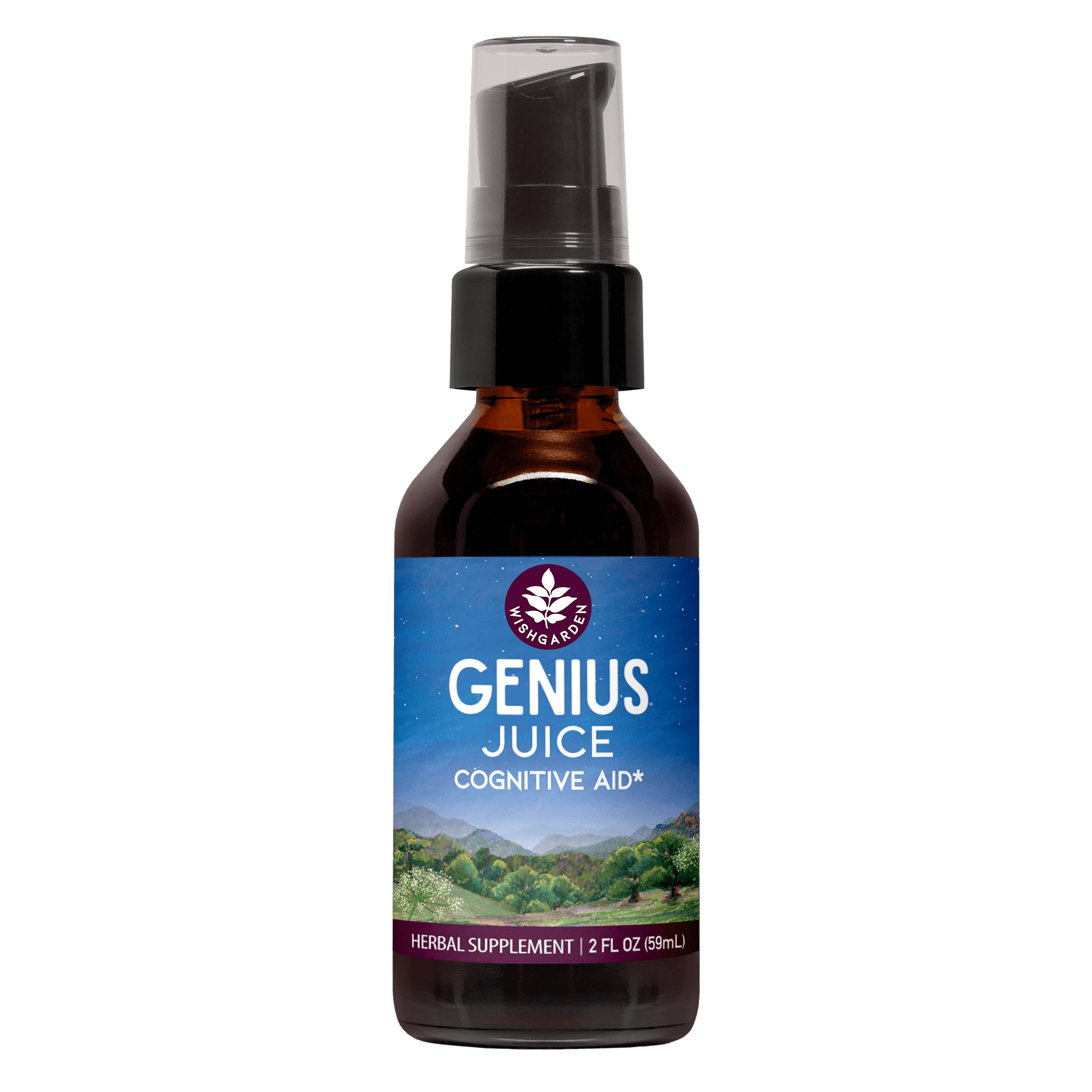 Genius Juice Cognitive Aid: Herbs for Clarity and Focus – WishGarden Herbs