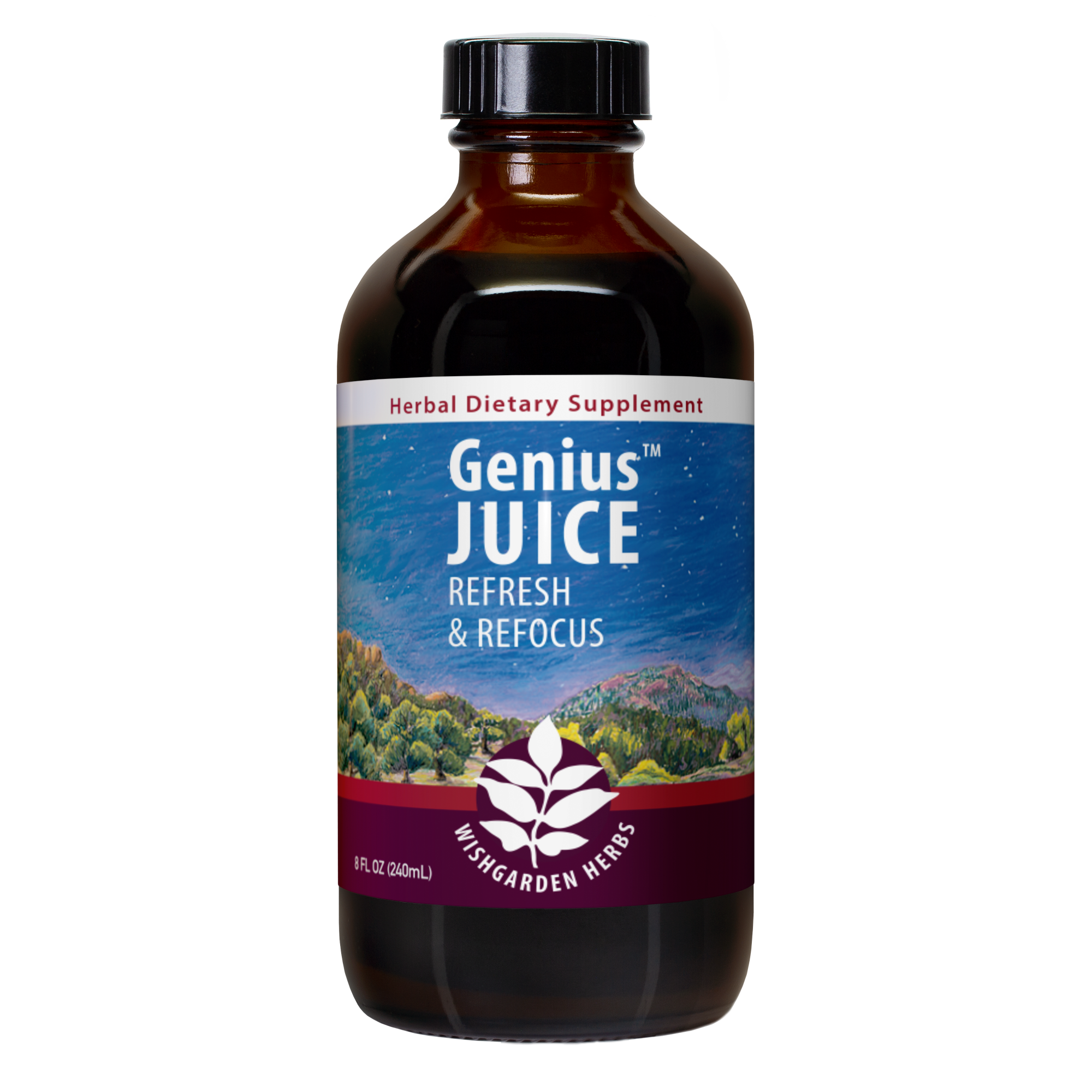 Load image into Gallery viewer, Genius Juice Cognitive Aid 8oz Bottle